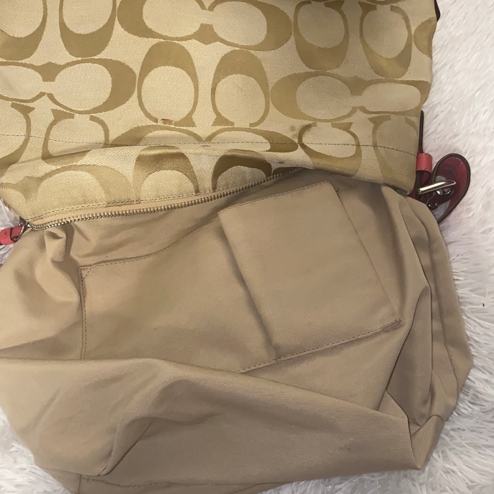 Coach Signature Duffle Hobo Bag F15067 - Gem